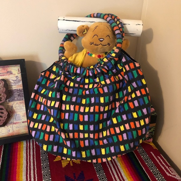 Vintage | Bags | Vintage Y2k Target Brand Rainbow Color Block Tote ...